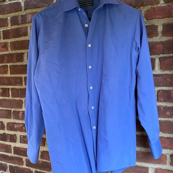 David Taylor | Shirts | David Taylor 6 3233 Mens Dress Shirt Royal Blue ...